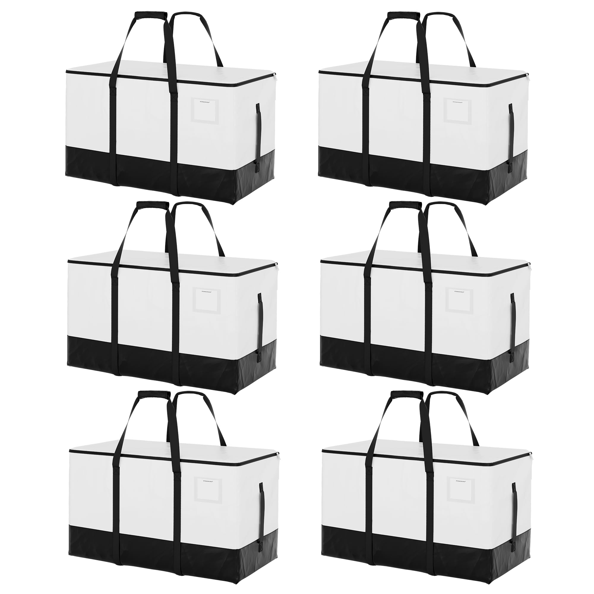 StorageWorks 6 Pack Extra Large Moving Bags, Heavy Duty Storage Packing ...