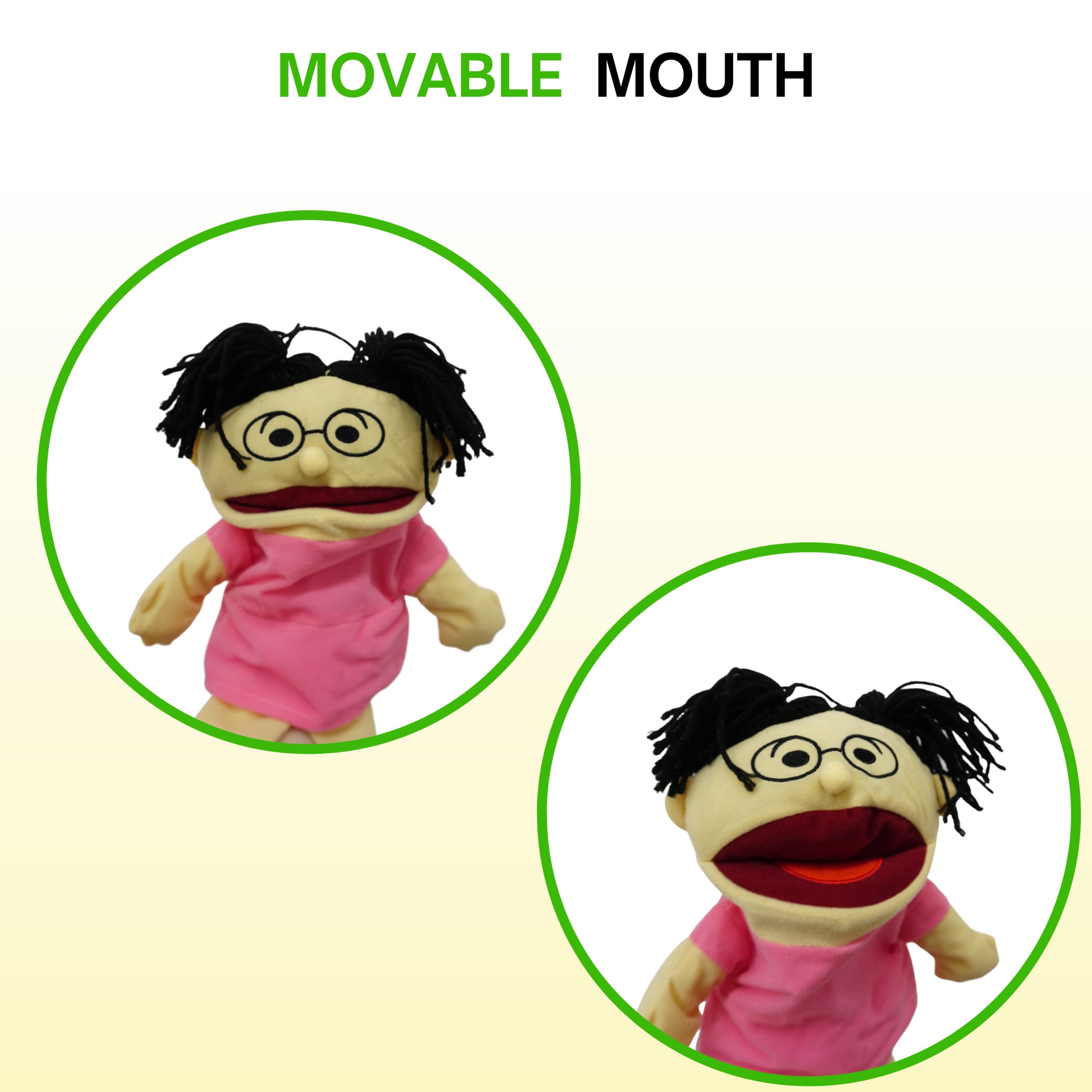 Mua 8 Hand Puppets for Kids, Multicultural Puppets with Movable Mouth ...