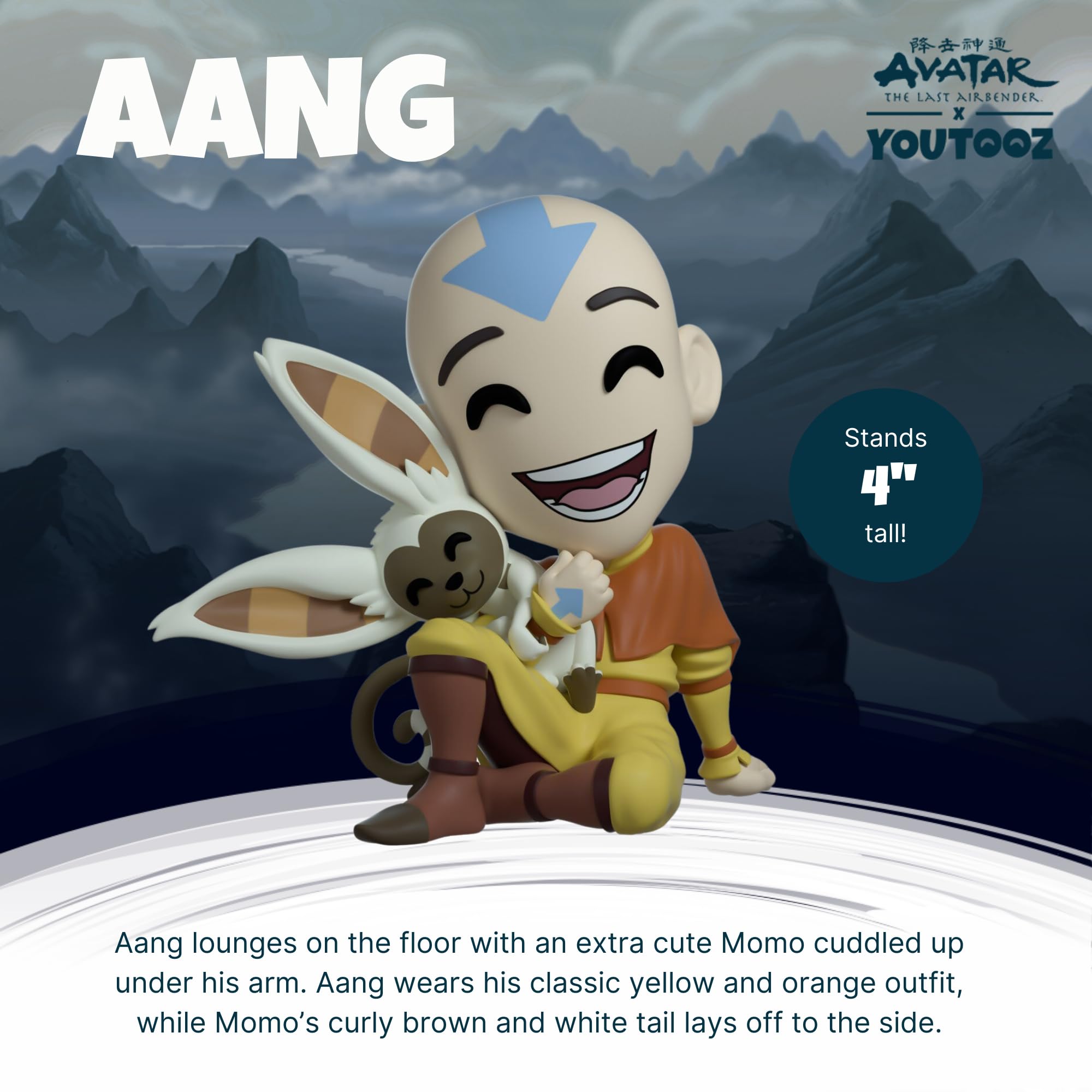 Mua Youtooz Avatar Aang 4" Inch Vinyl Action Figure - Avatar The Last ...
