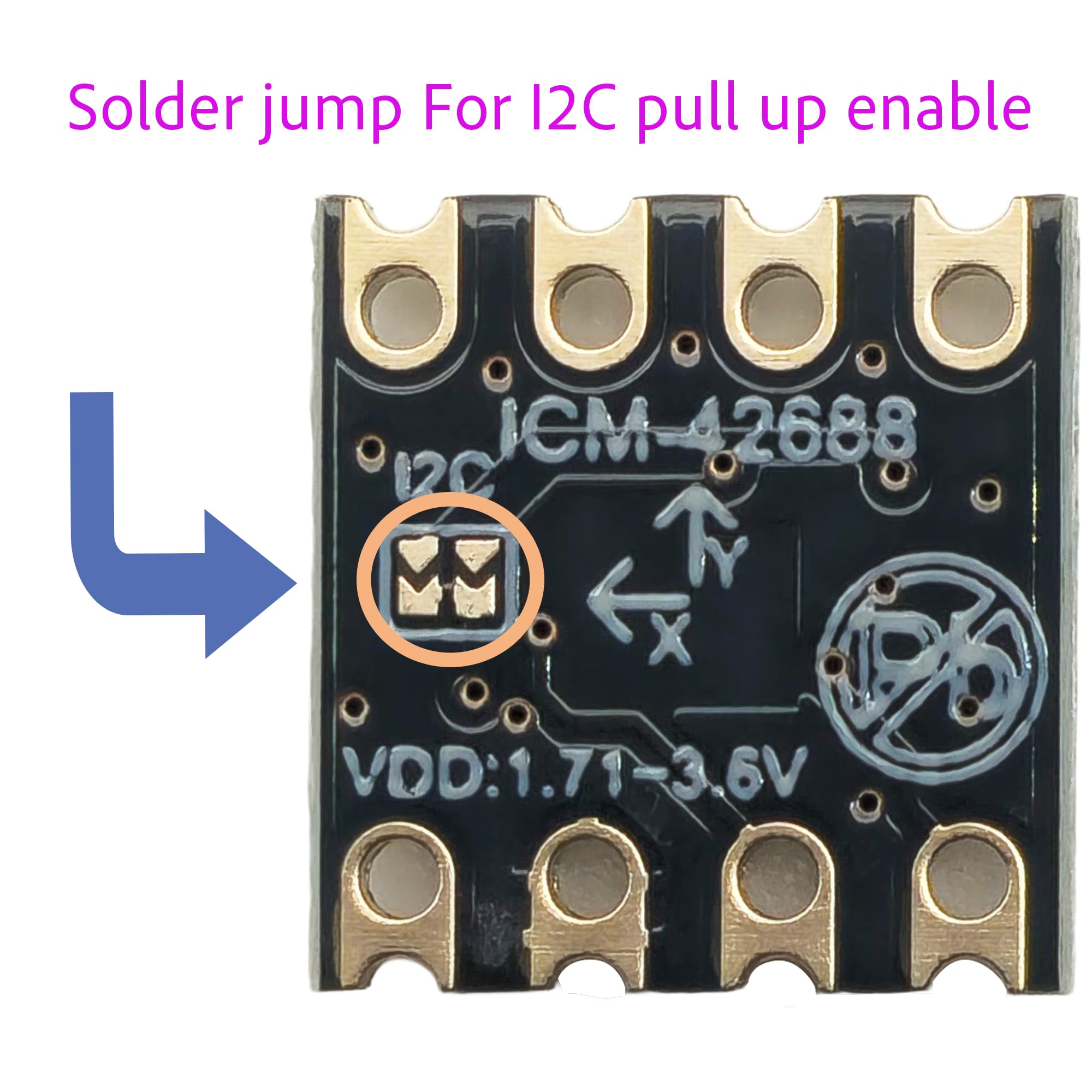 Mua ICM-42688 Breakout Board – 6-Axis IMU Accelerometer Gyroscope ...