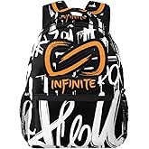 Amazon.com | DHCUTE Casual Backpack Infinite_Eyes_Lists Large Capacity ...