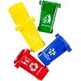 Amazon.com: Trash Can Toy,Garbage Truck's Trash Cans, Mini Curbside ...