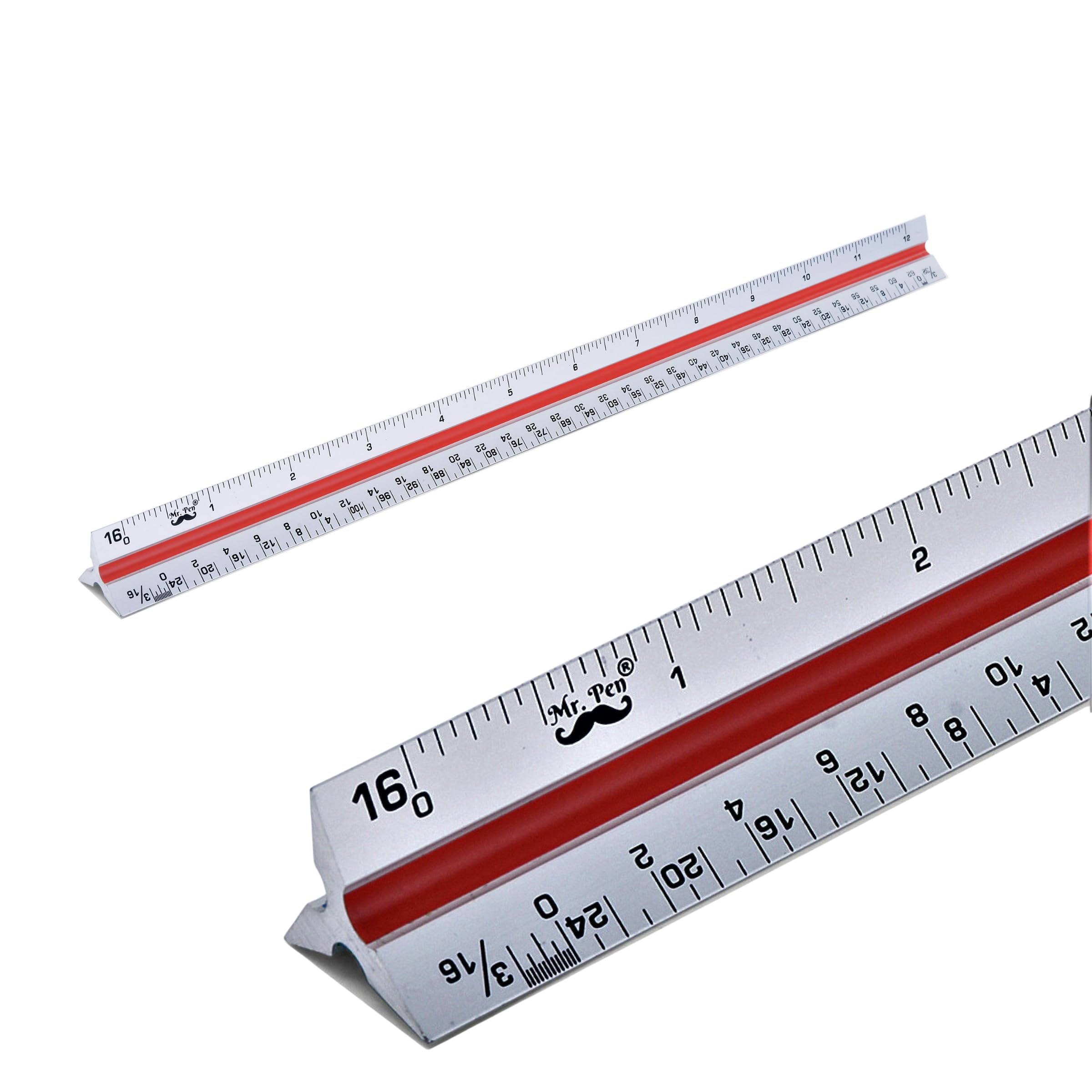 Mua Architectural Scale Ruler, Scale Ruler, 12 inch, White, Scale Ruler ...