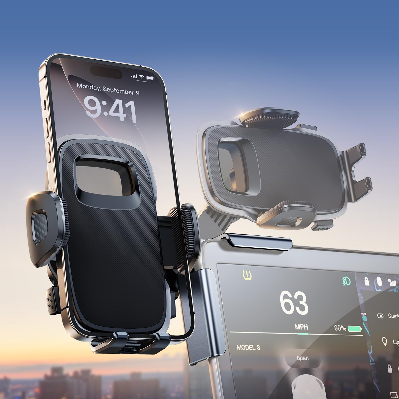 DICMKY for Tesla Phone Mount Model 3(Highland)/ Y(Juniper) 2026 2025 ...