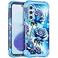 Amazon.com: Miqala for Galaxy A55 5G/A35 5G Case,Glow in The Dark Three Layer Heavy Duty ...