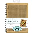 Amazon.com: Dimensions D.I.Y Stitchable Cross Stitch Journal, 0.9'' x 6 ...