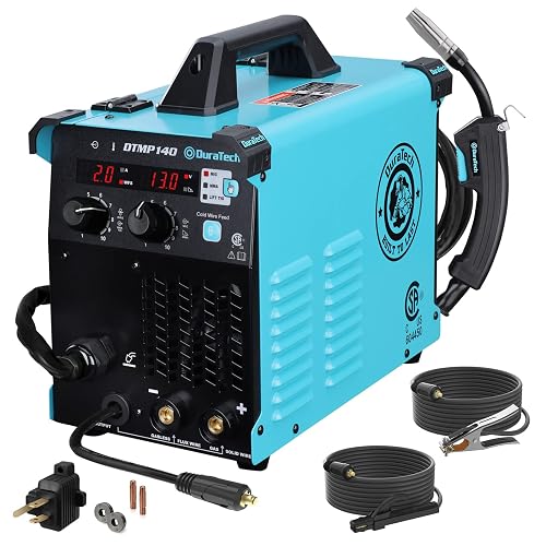 DURATECH 140Amp MIG Welder, 120V Welding Machine Flux Core Gasless ...