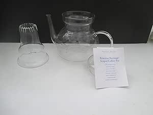 Amazon.com | Princess House Crystal Heritage Teapot & Lid- with Infuser ...