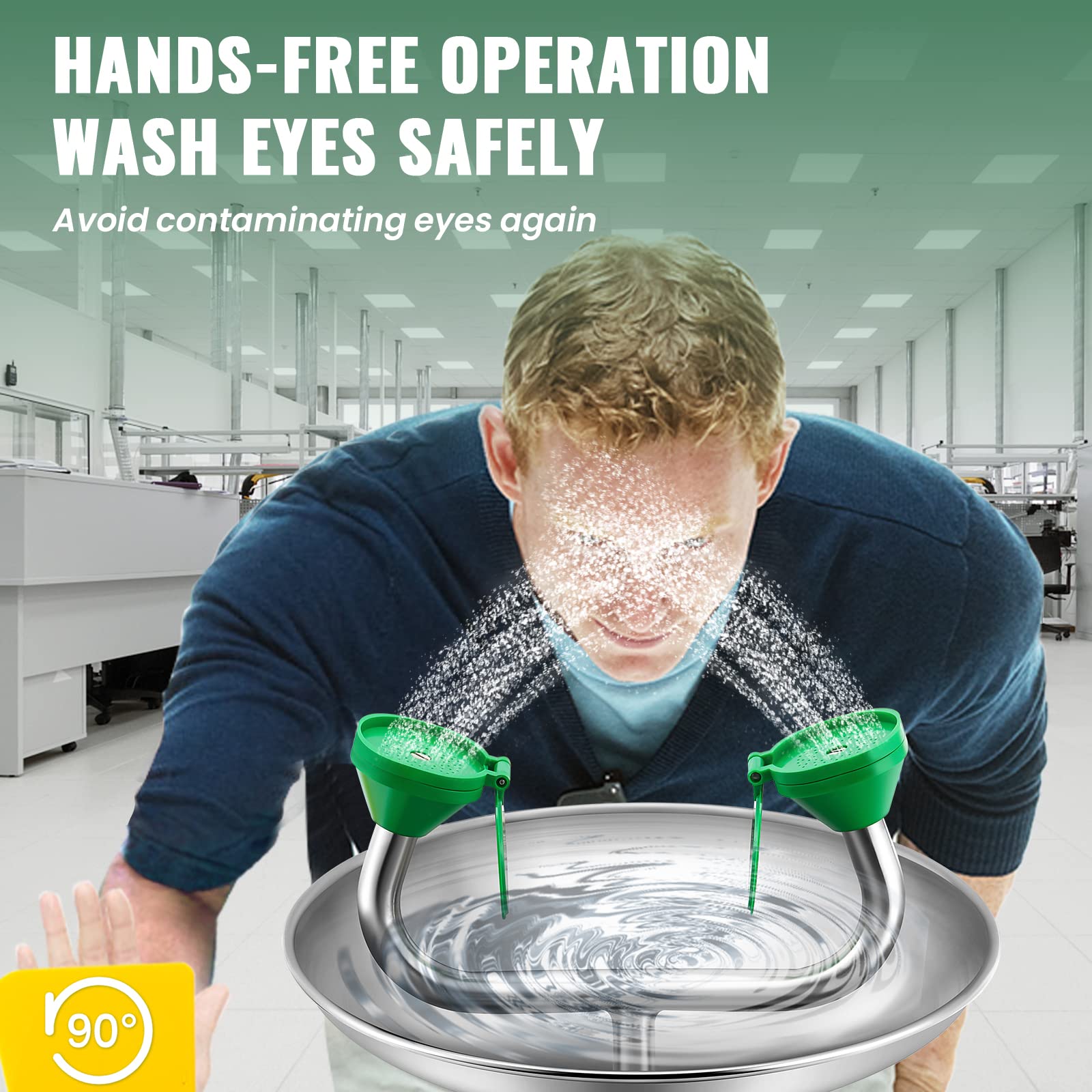 Mua Huanyu Emergency Eye Wash Station Wall Mounted Eyewash Station ...