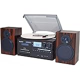 Amazon.com: Boytone BT-28SPM, Bluetooth Classic Style Record Player ...