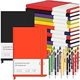 Amazon.com : Qeeenar 15 Pack Journal Notebook Bulk A5 Hardcover ...
