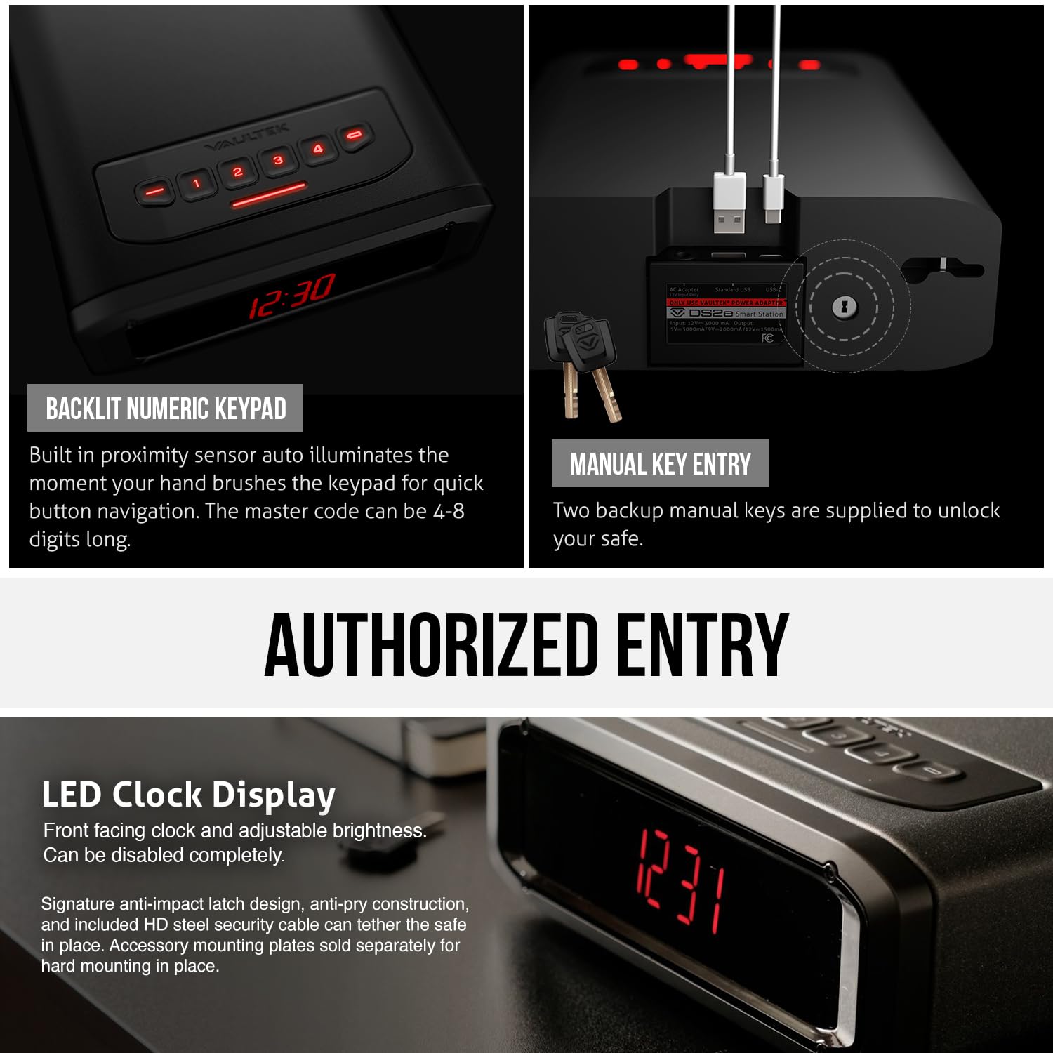 VAULTEK DS2e Smart Station™ Essential Model With Digital Keypad + Auto ...