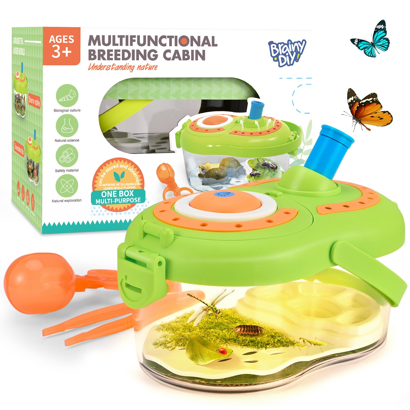 Light-up Bug Catcher for Kids - Bug catching kit with Magnifying Glass ...