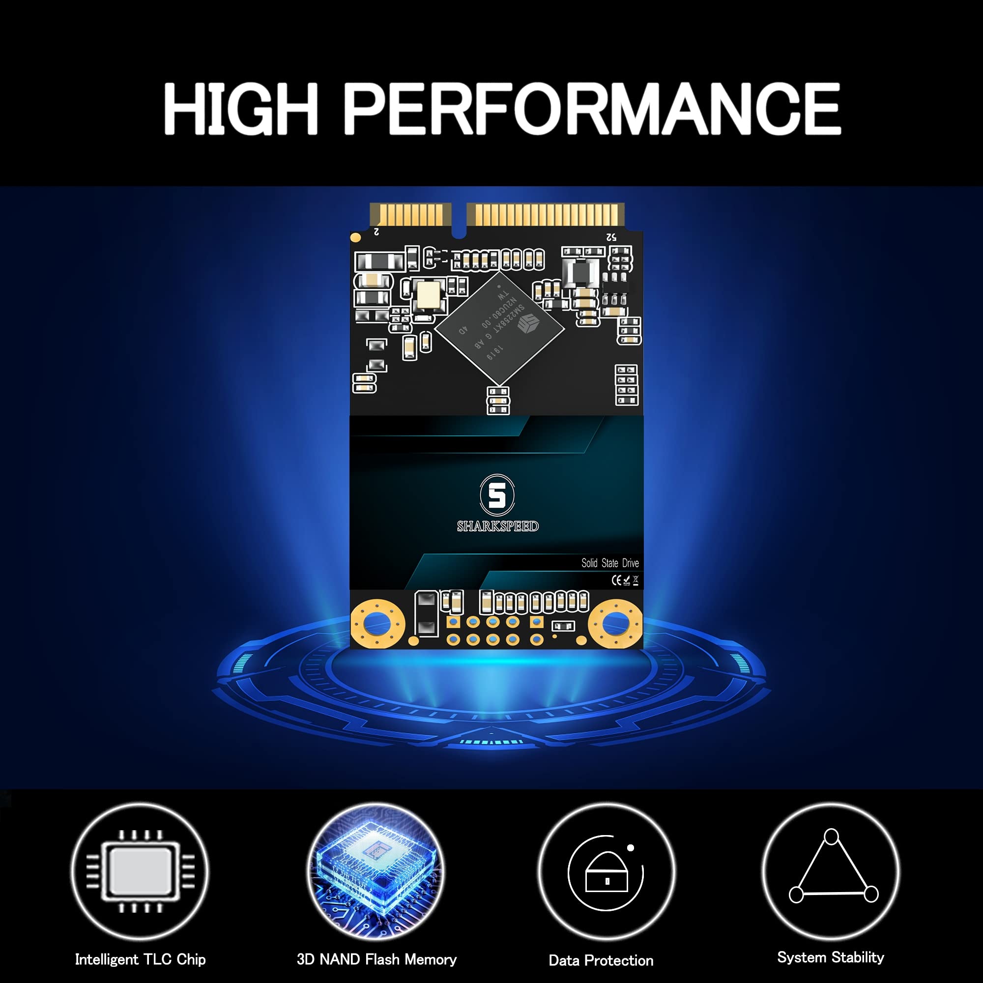 Mua mSATA SSD 512GB SATA 3 6Gb/s 3D NAND Mini Internal Solid State ...