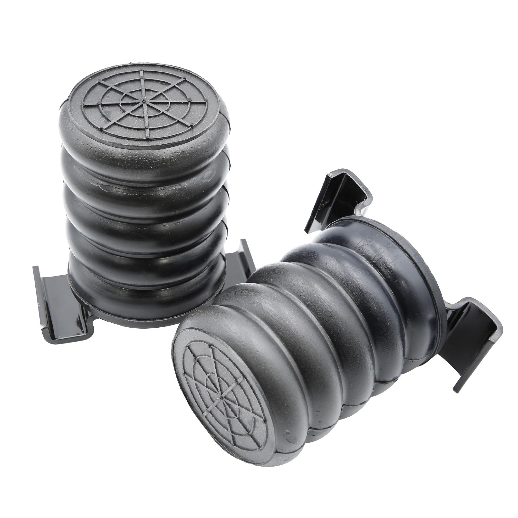 ASTROSYNC SSR-610-47 Rear Air Helper Springs 2 Pack Black Set With ...