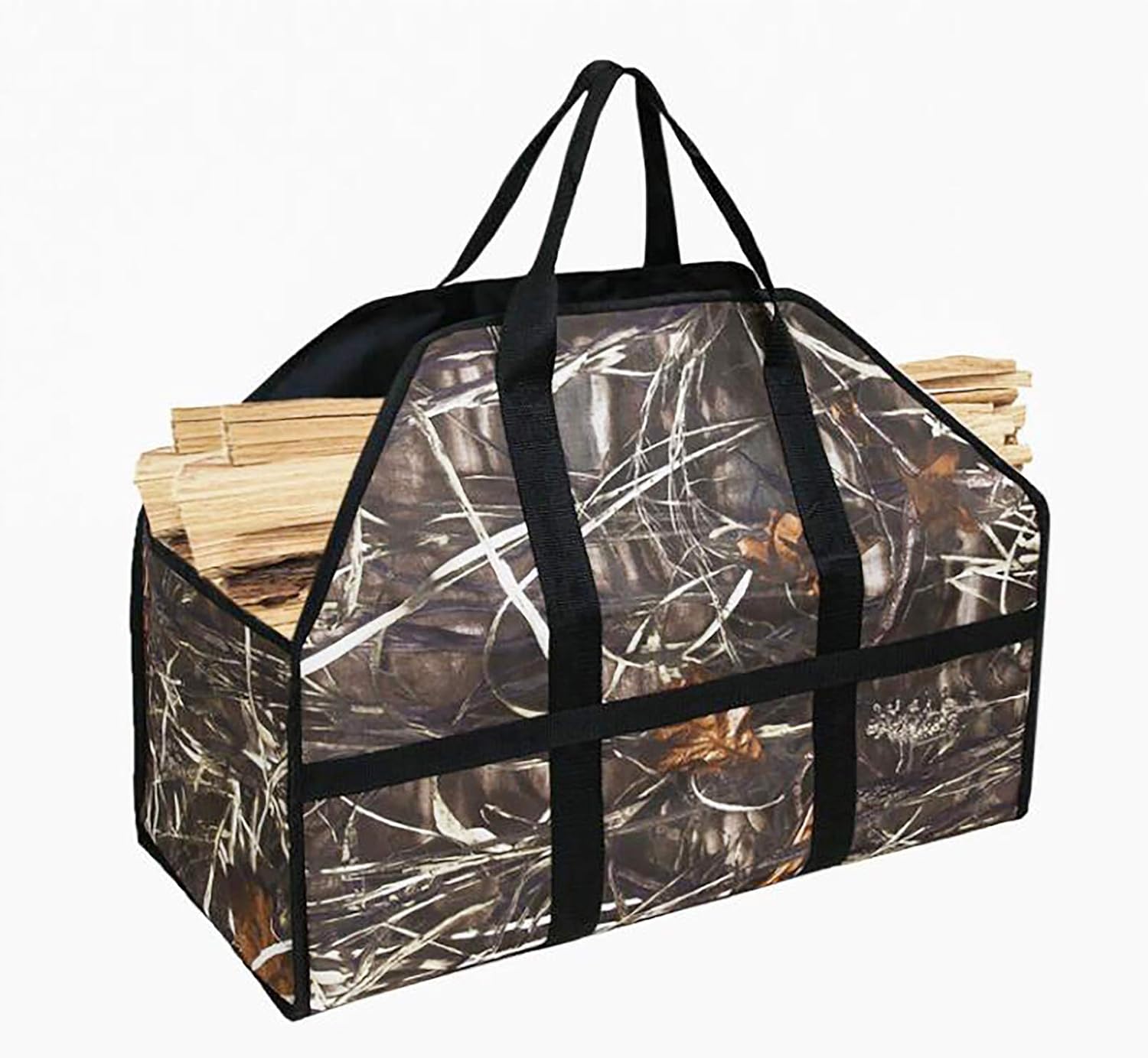 Large Log Carrier Tote Storage Bag,Firewood Carrying Bag, for Fireplace ...
