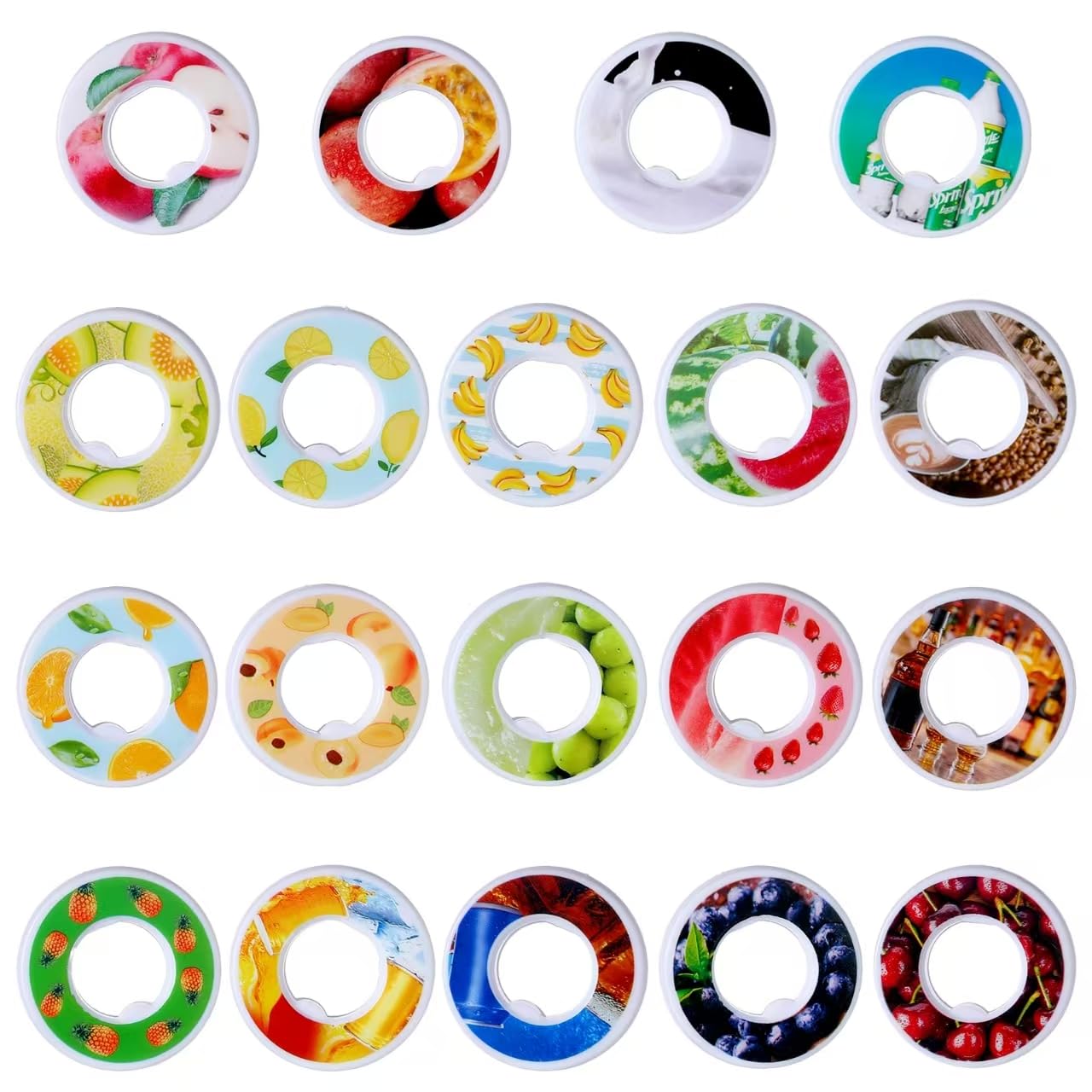 Napolju 19 PCS Flavour Pods,Flavour Pods for 650ml Air Water Bottle ...