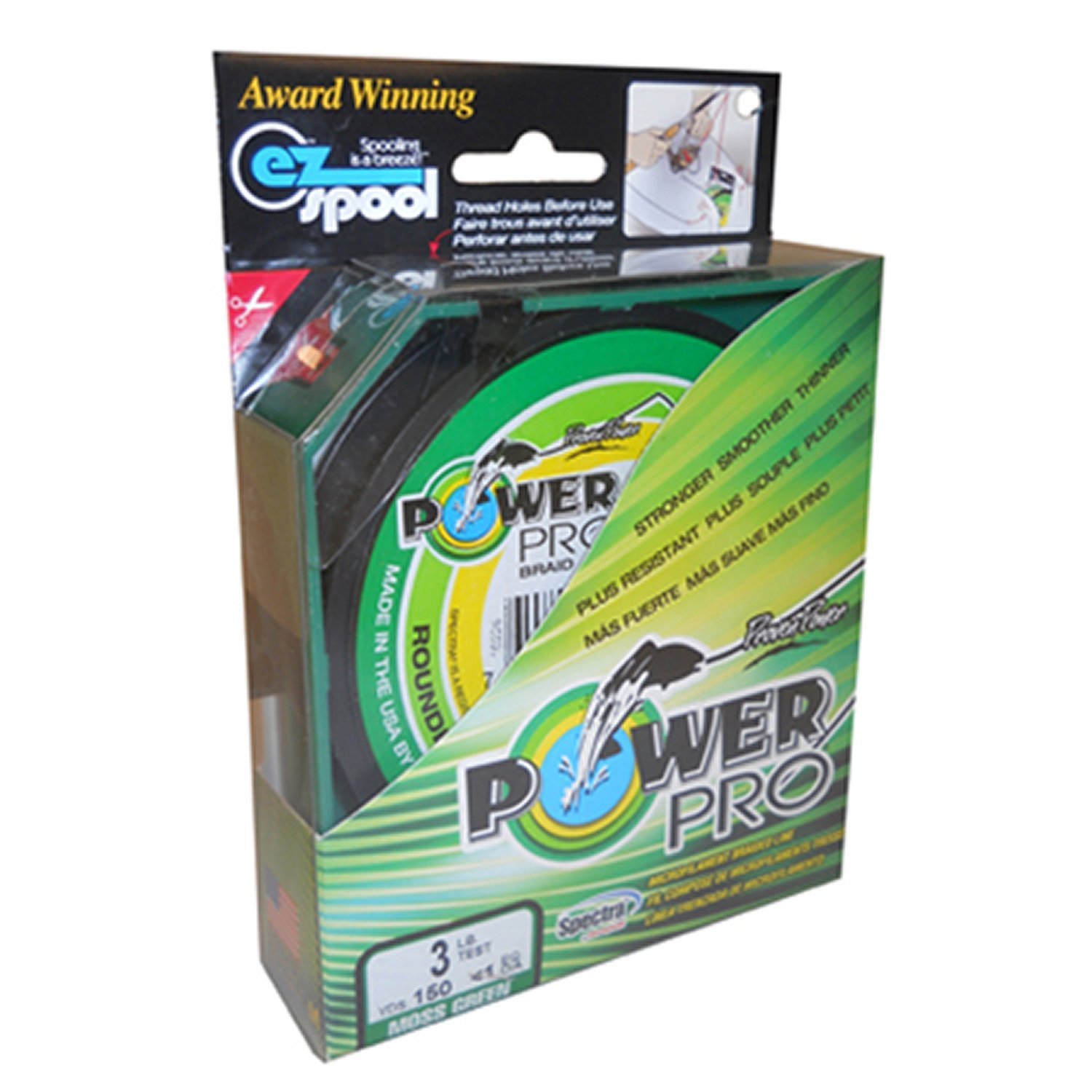 Amazon.com : Power Pro Spectra - 150 yd. Spool - 80 lb. - White ...