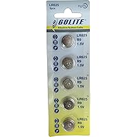 Amazon.com: 5 Batteries 625A PX625A V625U L1560 LR9 PX625 PX13 Battery ...