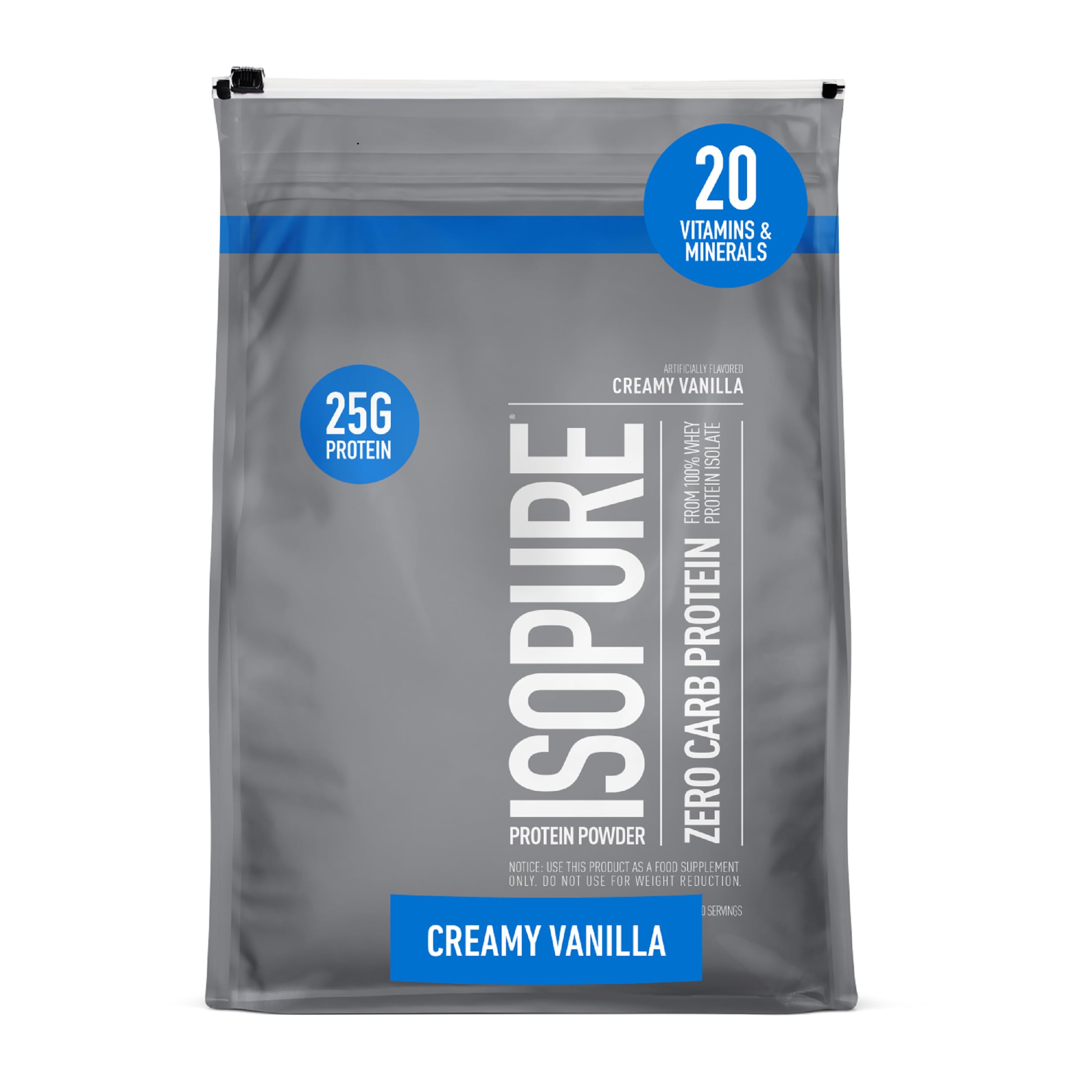 Mua Isopure Protein Powder, Zero Carb Whey Isolate, Gluten Free ...