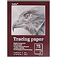 Amazon.com: Tracing Paper for Drawing, 9 X 12'' Tracing Paper Pad, 75 Sheets Transparent Vellum ...