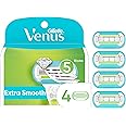 Amazon.com: Gillette Venus Extra Smooth Womens Razor Blade Refills, 4 ...