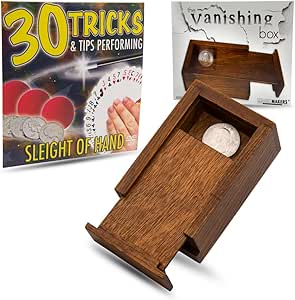 Amazon.com: Magic Makers Vanishing Box Magic Trick & 30 Tricks & Tips ...