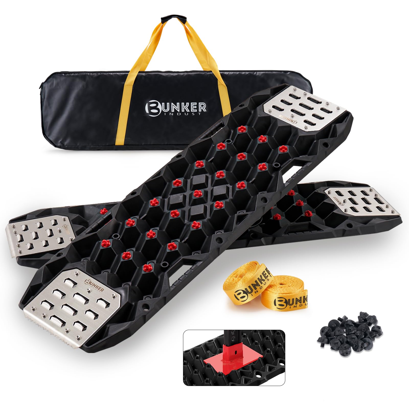 Mua BUNKER INDUST Offroad Traction Boards with Jack Base,Pair 47.24"L x ...