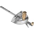 WEN Steel and Brass Premium Miter Gauge, 27 Angle Stops for Table Saws ...