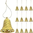 Amazon.com: SAFIGLE 12pcs Brass Jingle Bell Christmas Jingle Bell Gold ...