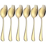 Amazon.com | Matte Gold Silverware Set, Bysta 20-Piece Stainless Steel ...