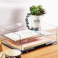 Amazon.com: 2 Tier Paper Letter Tray Clear, Stackable Paper Tray File ...