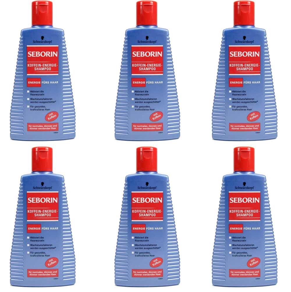 Seborin Shampoo 250ml Koffein Energie, 6er Pack (6 x 250 ml): Amazon.de ...