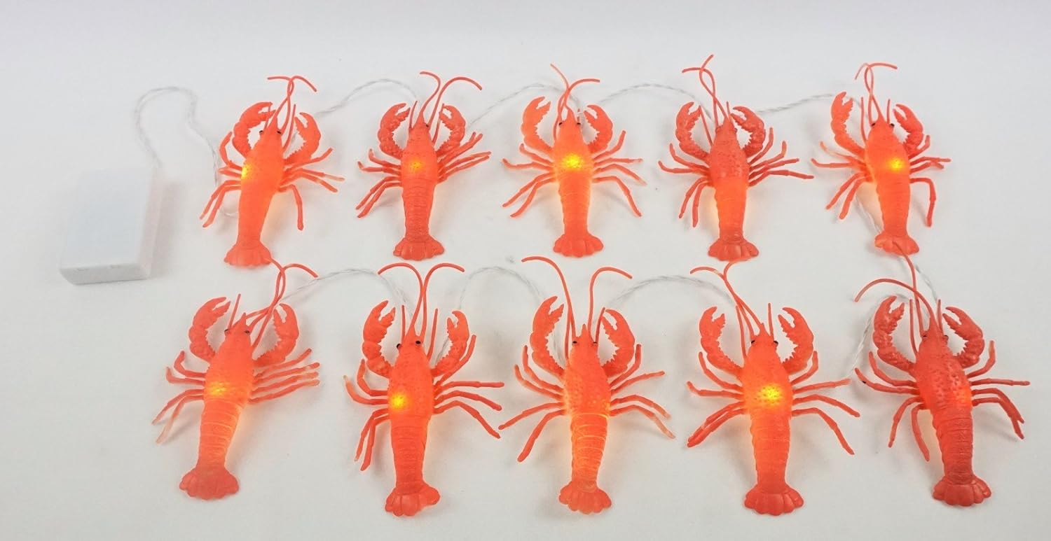 Lobster 205 cm lobster Summer Party String Lights: Amazon.co.uk ...