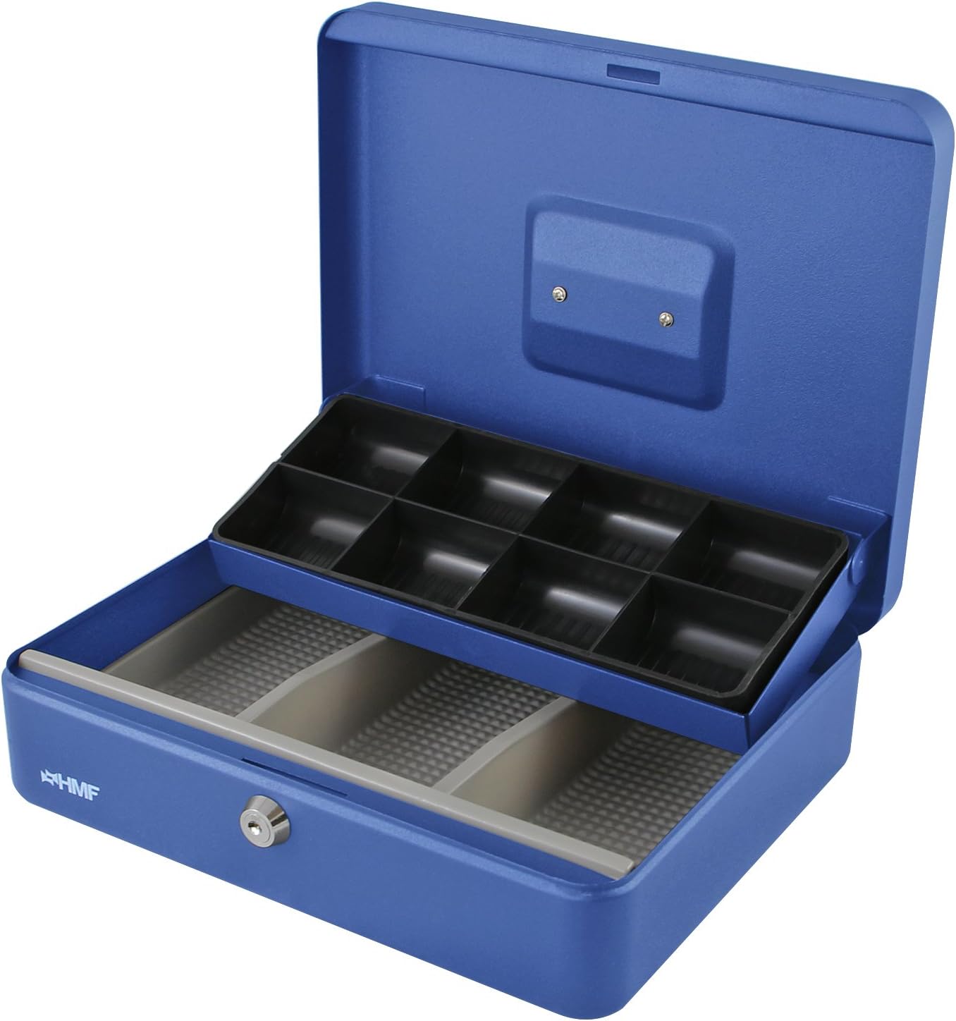 HMF 15130-05 Geldkassette Marktkassette 30 x 24 x 9 cm, blau: Amazon.de ...