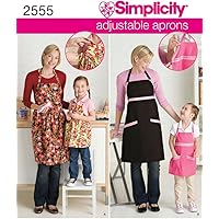 Amazon.com: Simplicity Sewing Pattern 2555 Aprons, A (S - L / S - L ...