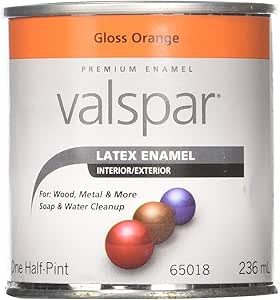 Half Pint Orange Gloss Latex Enamel 410-65018 HP - House Paint - Amazon.com