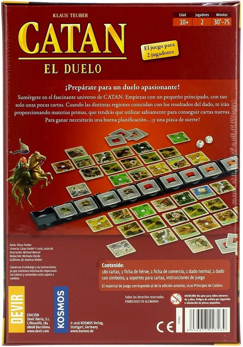 Devir Iberia 227239 Catan the Duelo Multi-Coloured – BigaMart
