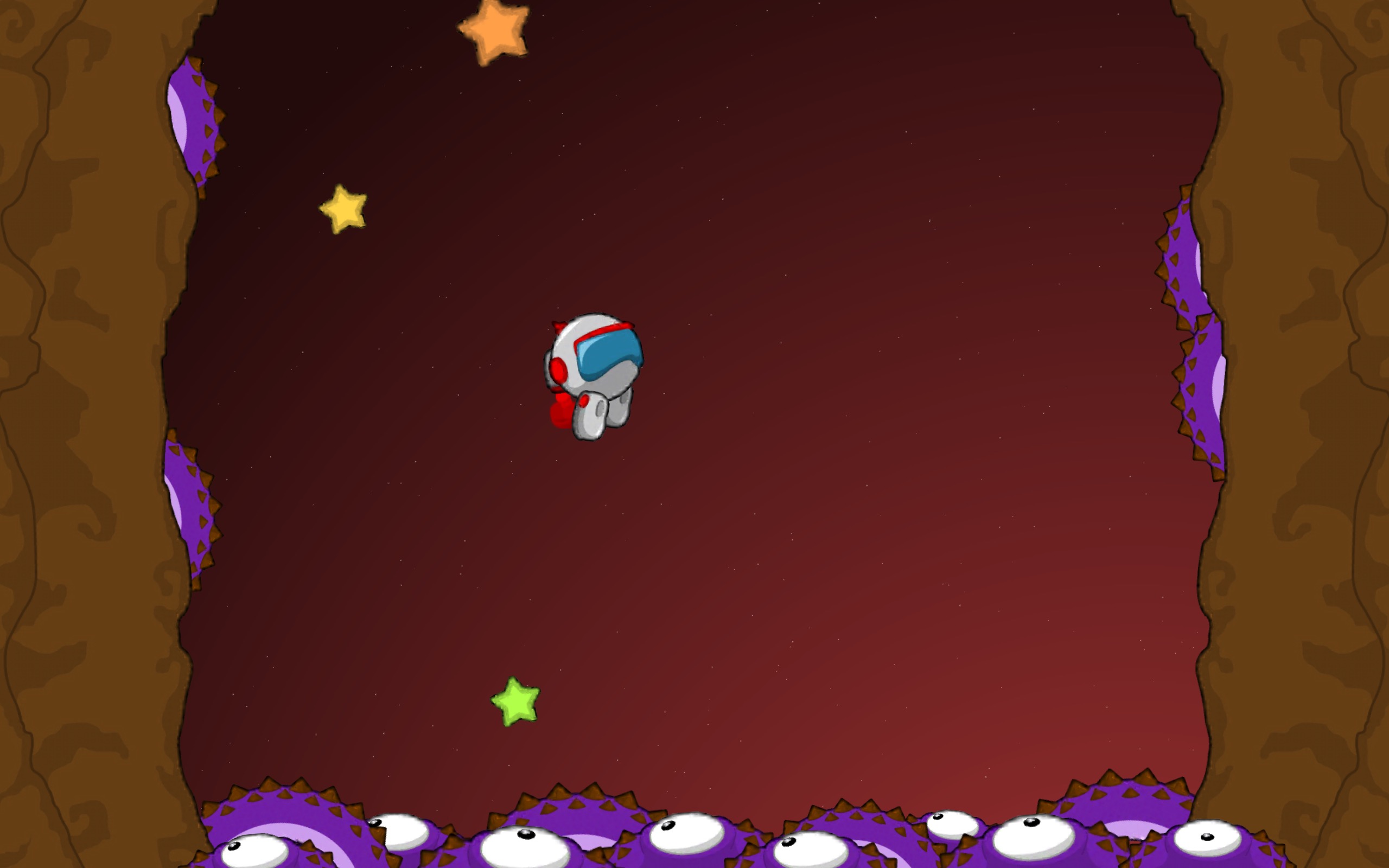 Astro Bouncer - Collect stars, and bounce around from wall to wall, but ...