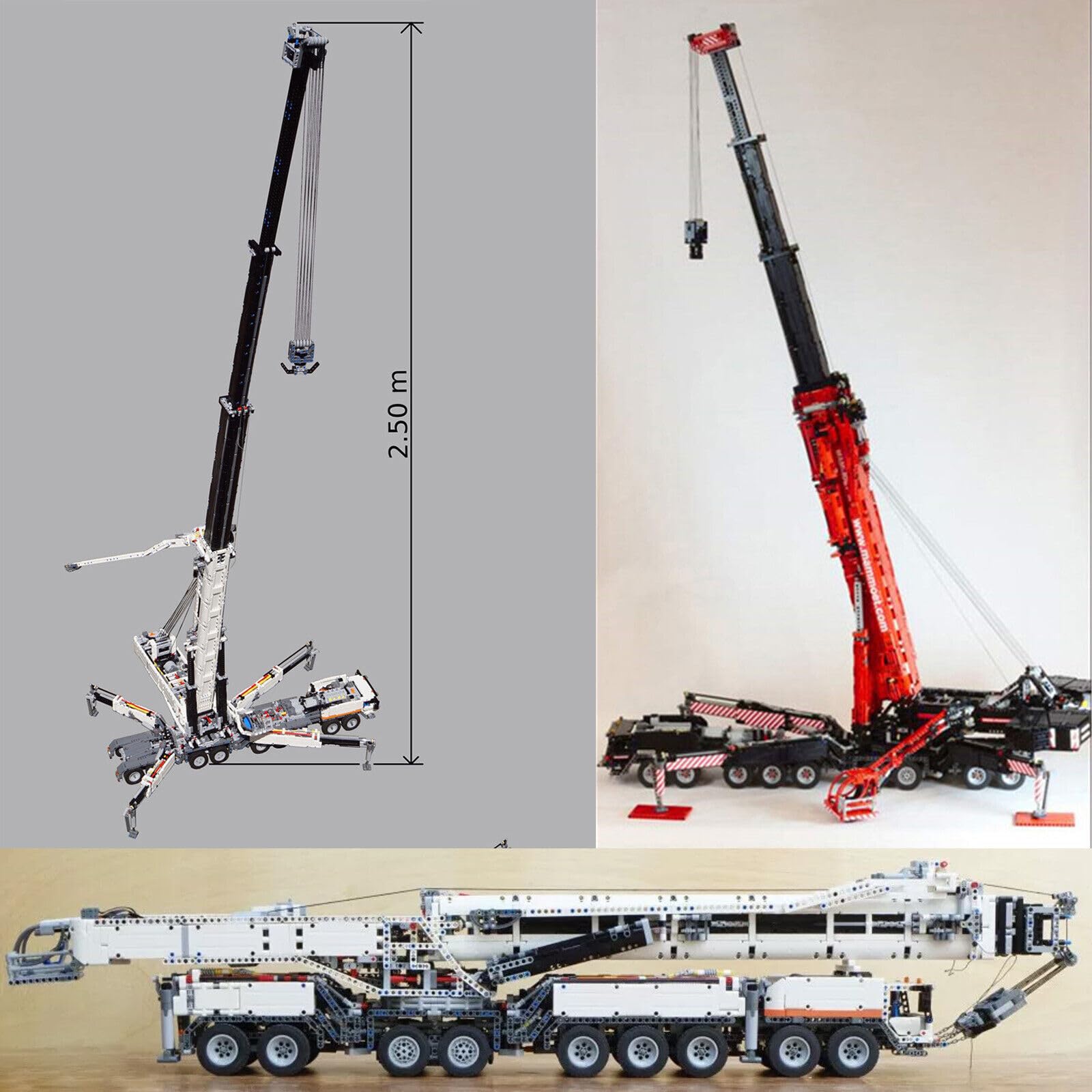 Mua ZITIANYOUBUILD Liebherr LTM 11200 Kran mit Power Functions Kits ...