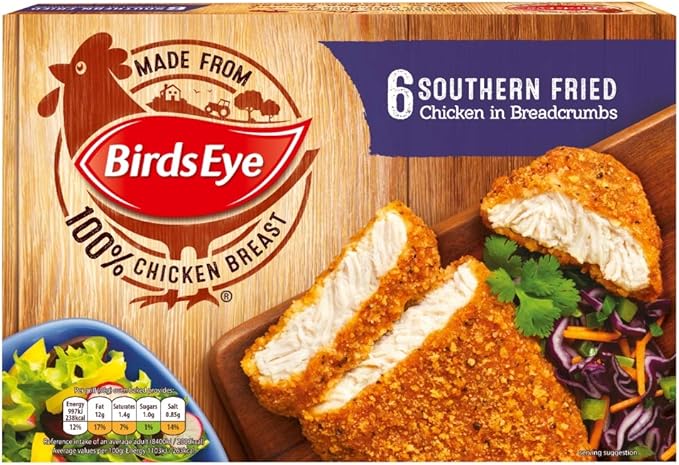 Birds Eye Southern Fried Chicken In Breadcrumbs, 6 x 90g: Amazon.co.uk ...