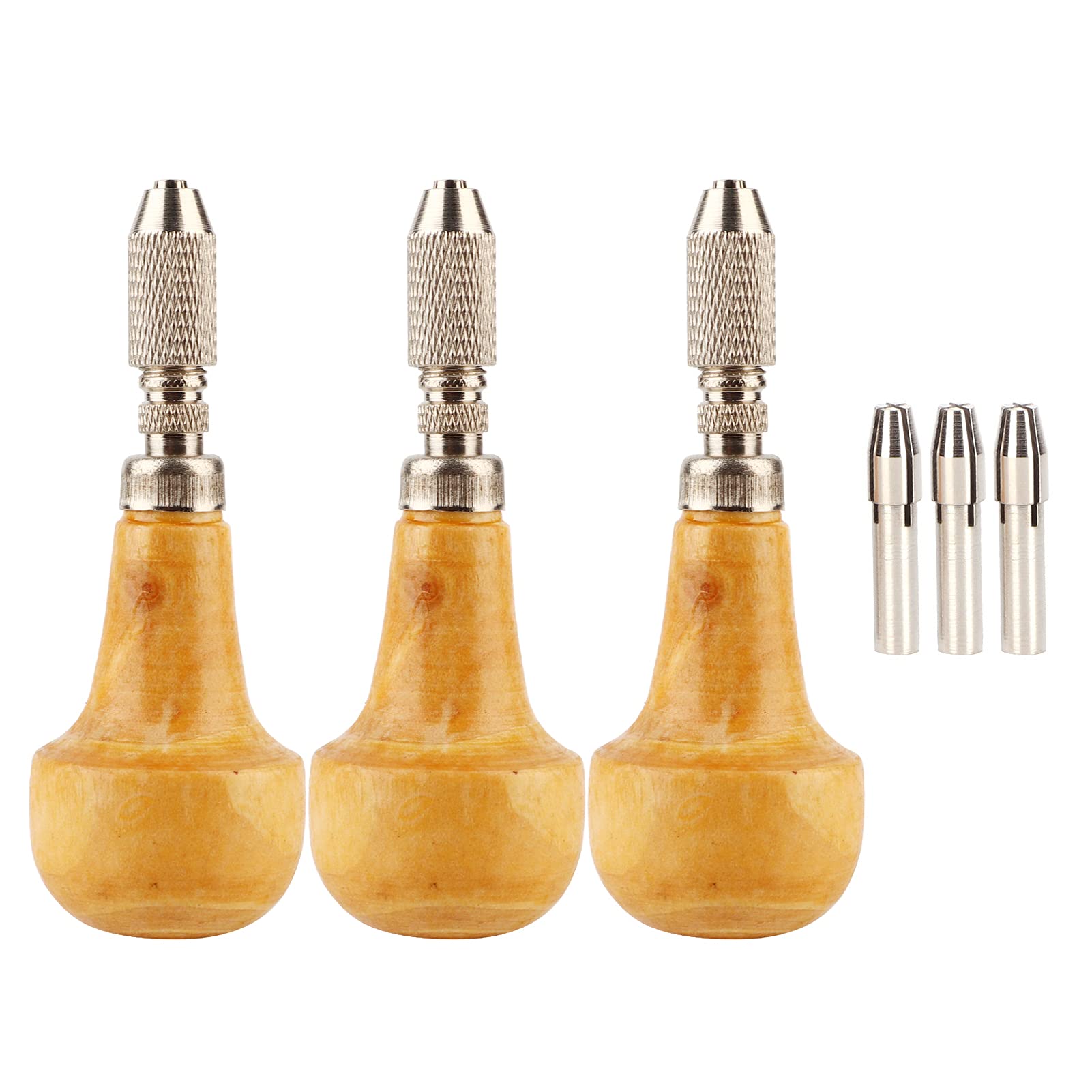 Mua 3 Set Hand Chucks Jewelry Making Pin Vise Wooden Handles Pear Shape ...