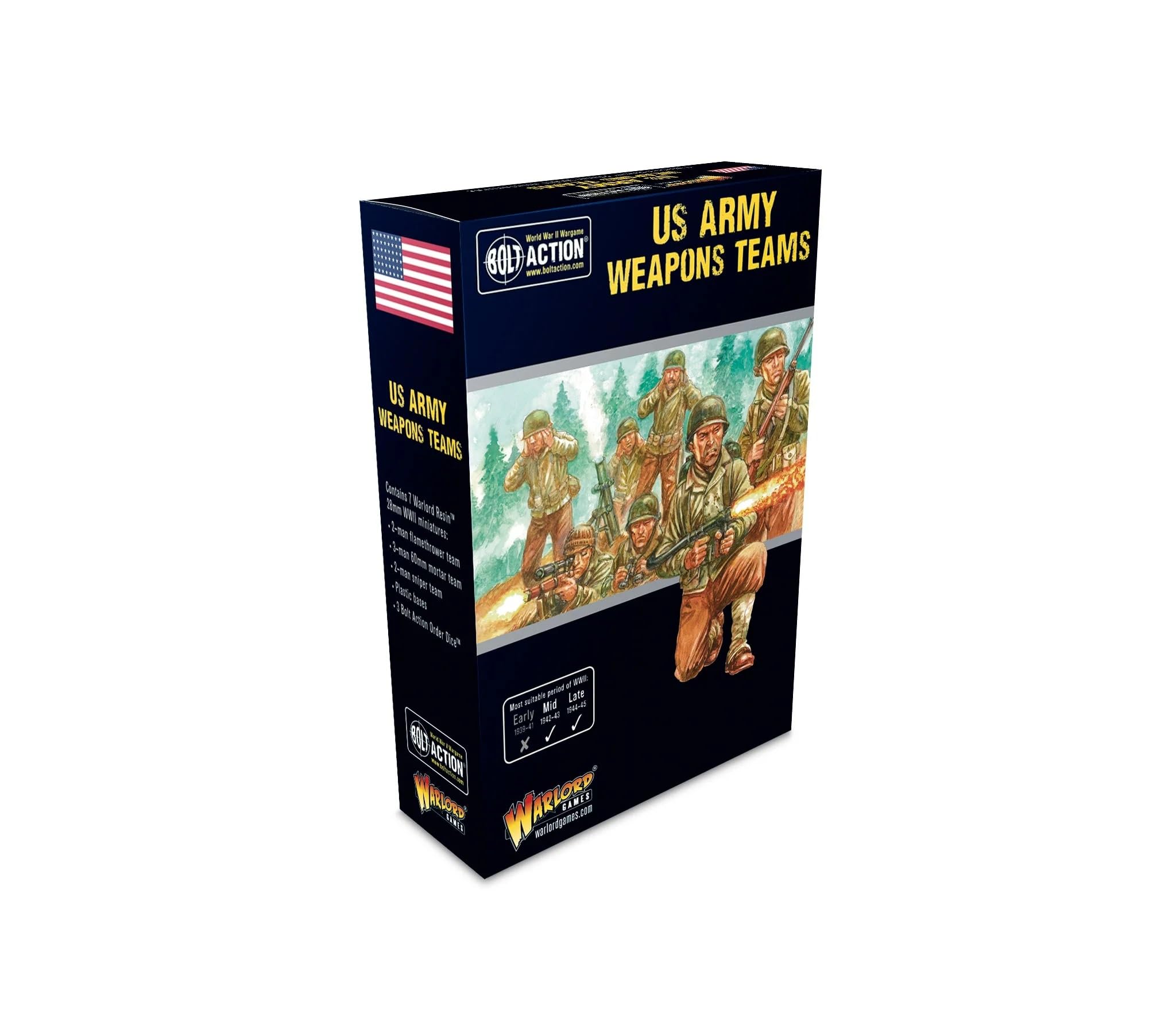 Mua Bolt Action WWII US Army Weapons Teams Figures 1:56 Military Table ...