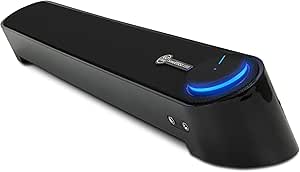 GOgroove Computer Speaker Mini Soundbar - USB Powered PC Sound Bar with ...