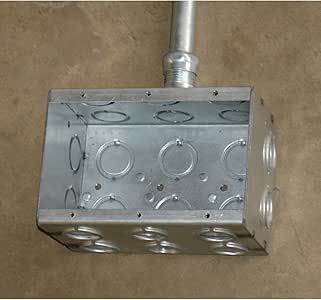 1 Pc, Solid Masonry Box, Three Gang, 3-1/2 In. Deep for Mounting ...