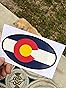 Amazon.com: Colorado State Flag Car Bumper Sticker Decal Oval : Sports ...