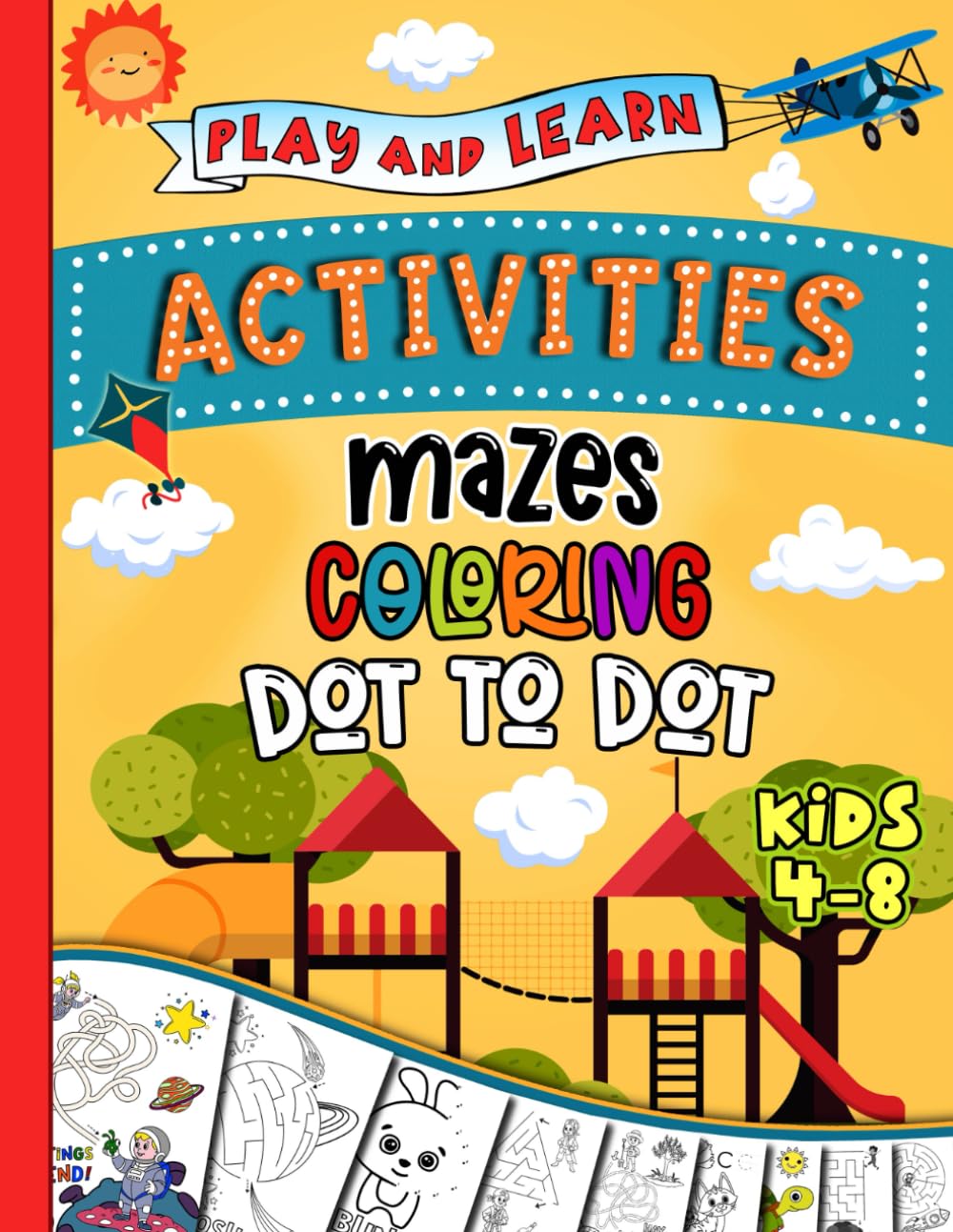 Mua Maze Adventures Dot-to-Dot Coloring Fun and More Play and Learn ...