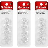 Amazon.com: SINGER Class 15J Plastic Bobbins with Storage Case ...