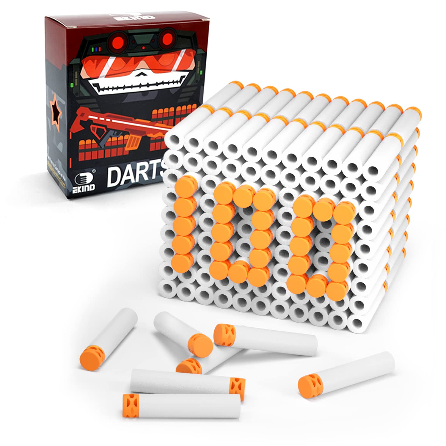 Mua EKIND 100 Pcs Waffles Darts Refill Pack Foam Bullet Compatible for ...