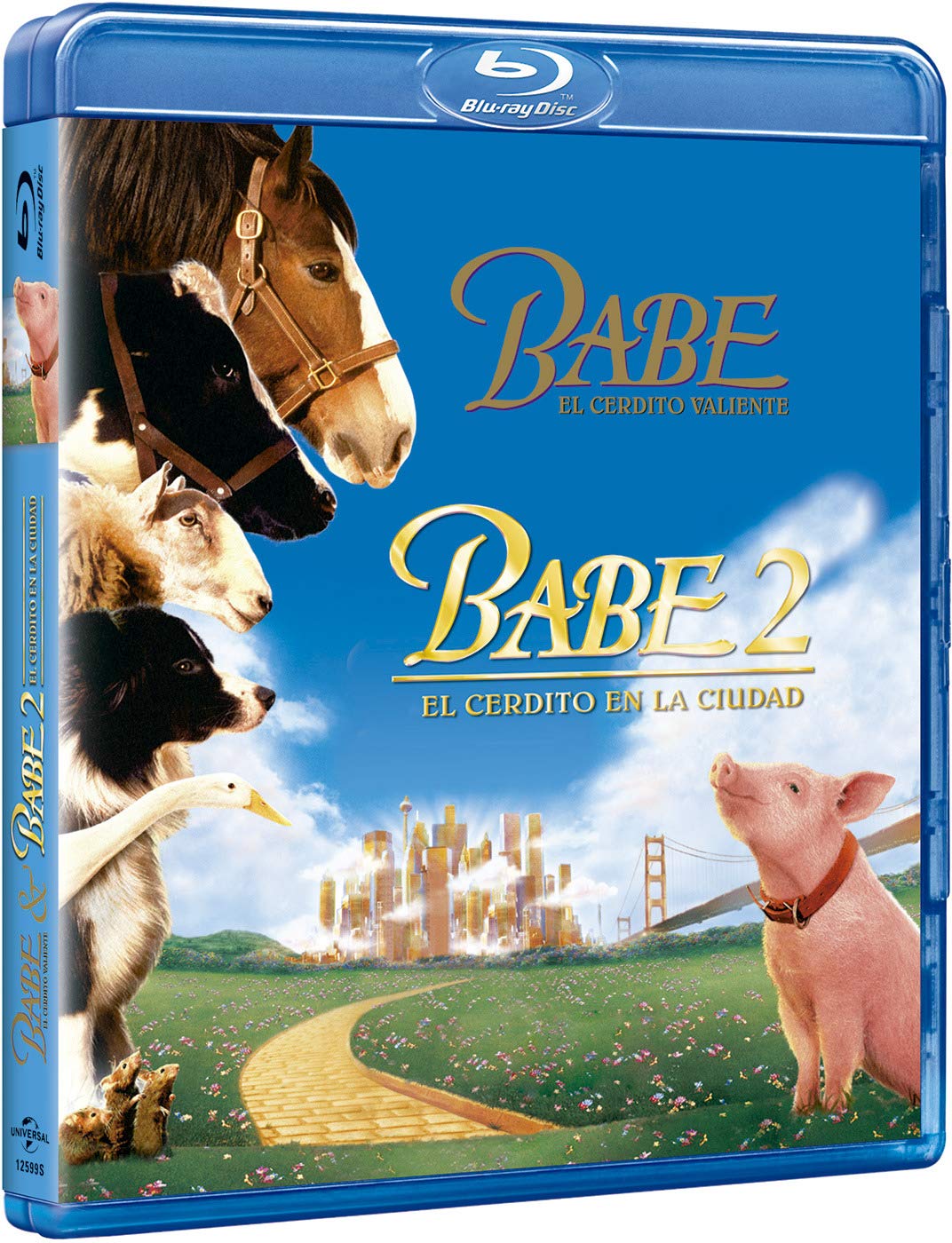 Babe el cerdito valiente 1-2 (BD) [Blu-ray]: Amazon.es: James Cromwell ...